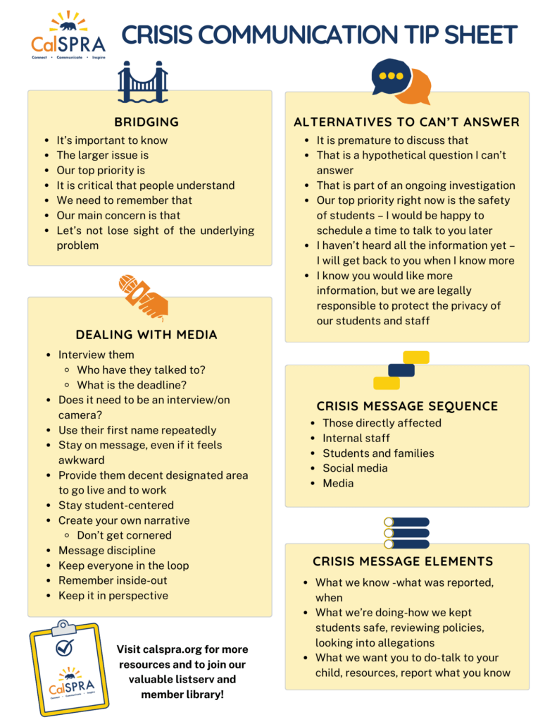Best Practice Tip Sheets - California School Public Relations ...